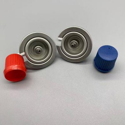 China Butane Gas Valve, Aerosol Gas Control Valve For Portable Fuel Can Packaging, Safety Gas Dispensing Valve For Butane Can Application for sale