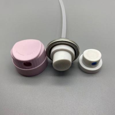 China Professional Salon-Grade Hair Sheen Spray Valve with Ultra-Fine Mist Nozzle and Anti-Clogging Design for sale