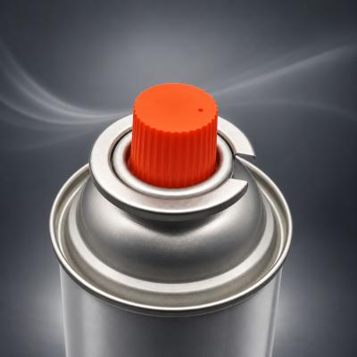 China 1-Inch Tinplate Butane Gas Valve with Controlled Flow for Butane Refill Systems for sale