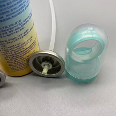 China Sunscreen Spray Aerosol Valve with Controlled Aerosol Dispensing, Leak-Proof Seal, and 360-Degree Operation for sale