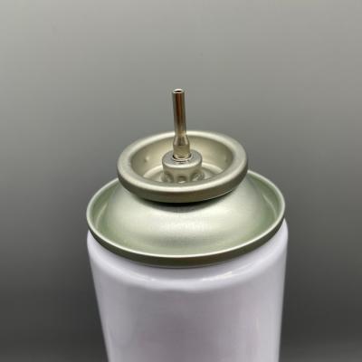China Precision Dispensing Lighter Gas Refill Valve with Double Orifice and Tinplate Mounting Cup for Butane Lighter Refill Valve for sale