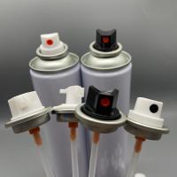 China Precision Color-Coordinated UV-Resistant Male Aerosol Valve with Strong Sealing Performance and Spray Actuator Set for sale