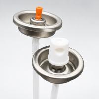 China One Inch Aerosol Valve with Color-Customized Ribbon Valve Actuator for Industrial Packaging for sale