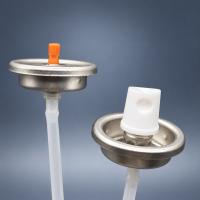 China Custom Ribbon-Color One Inch Aerosol Valve Assembly with Direct Mount Ribbon Valve Actuator for sale