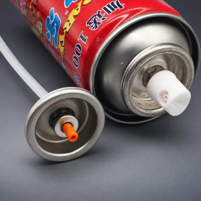 China Custom Ribbon-Color One Inch Aerosol Valve Assembly with Direct Mount Ribbon Valve Actuator for sale