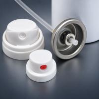 China 1-Inch Tinplate Aerosol Spray Valve for Fine Powder Dispensing in Dry Shampoo Applications for sale