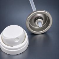 China 1-Inch Tinplate Dry Shampoo Valve for Powder Formulation Aerosol Spray Valve for sale