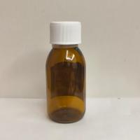China Amber Glass Bottle 80ml with CRC Cap Safety Ring Child Resistant Packaging for sale