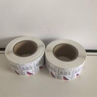 China Custom Self Adhesive Paper Labels Roll 4x6 Inch Waterproof Food Safety Stickers for Packaging for sale