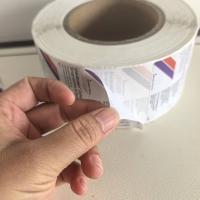 China Custom Self Adhesive Paper Labels Roll 4x6 Inch Waterproof Food Safety Stickers for Packaging for sale