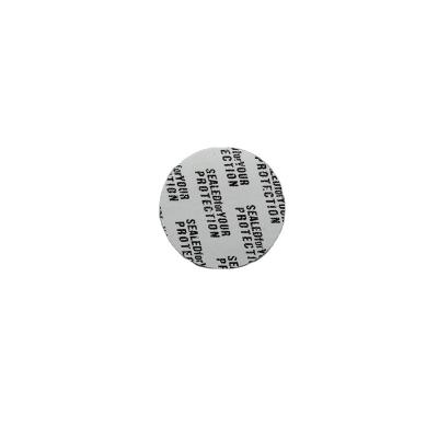 China 28mm Induction Aluminium Liner CRC Cap 0.9 Inch Inside Diameter Sealed Paper Foil for Liquid Medicine for sale