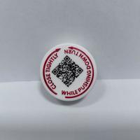 China 473ml Amber PET Plastic Cough Syrup Bottle Screw Cap Custom QR Code Red Print Pharmaceutical Packaging for sale
