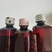 China Screen Printing PET Plastic 500ml Empty Wockhardt Cough Syrup Bottle with QR Code Seals for sale