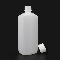 China Child Proof Cap 500ml 16oz Translucent Frost PE Liquid Medicine Bottle Leak Proof Closure for sale