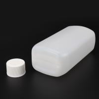 China Child Proof Cap 500ml 16oz Translucent Frost PE Liquid Medicine Bottle Leak Proof Closure for sale