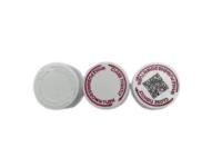 China 28mm Red Child Resistant Cap PET Base Material Screw Cap with Induction Seal for Plastic Bottles for sale