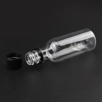 China 50ml PET Transparent Plastic Bottle Long Neck Empty Container for Juice Beverage Packaging for sale