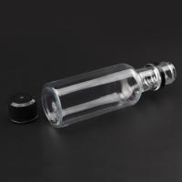 China 50ml PET Transparent Plastic Bottle Long Neck Empty Container for Juice Beverage Packaging for sale