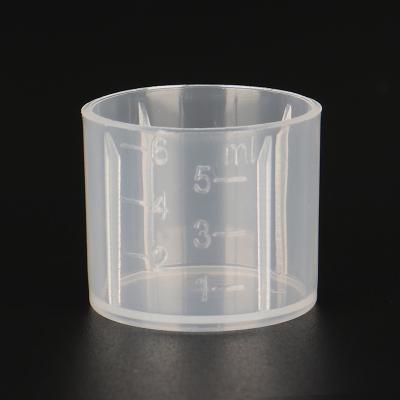 China Clear PP Plastic Measuring Cup with Scale 5ml to 480ml Mini Medicine Cup Custom Logo for sale