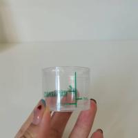 China Transparent PP Plastic Measuring Cup 30ml 1oz for Laboratory Food Beverage Industry for sale