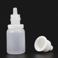 China Custom Translucent White PE Eye Drop Bottle 3ml 15ml Screw Cap Squeeze Dropper for Liquid Medicine for sale