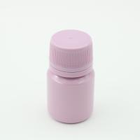 China 30ml 2oz Pink HDPE Plastic RX Bottle with Child Resistant Closure for Liquid Medication for sale