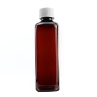 China 16oz Amber Plastic Bottle with Tris Label Screen Printing and QR Code Sealed Cap for sale