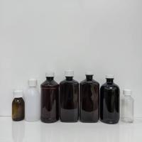 China 500ml PET Collar Plastic Bottle with 28-400 Screw Cap for Liquid Medicines Oral Solutions for sale