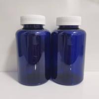 China Cobalt Blue 400ml PET Pill Packer Bottle with Child Proof Screw Cap for Liquid Medicine Storage for sale