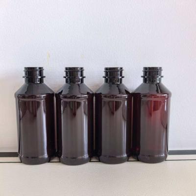 China 28mm Neck 16oz Amber PET Round Oral Solution Bottle Screw Cap for Wockhardt Tris Quagen Akorn PAI Qualitest TEVA for sale