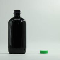 China 28mm Neck 16oz Amber PET Round Oral Solution Bottle Screw Cap for Wockhardt Tris Quagen Akorn PAI Qualitest TEVA for sale