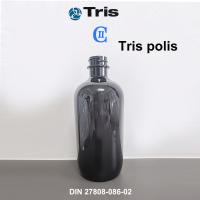 China 500ml PET Plastic Bottle Black Child Resistant Cap Foil Seal Liquid Medicine Cough Syrup for sale