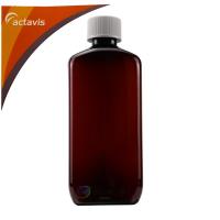 China 500ml 16oz Empty Plastic Bottle with CRC Cap Sealed for Cough Syrup 12 Pieces Outer Carton for sale