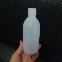China PE 250ml Child Proof Cap Packaging Container for Juice Bottles with Label Sticking for sale