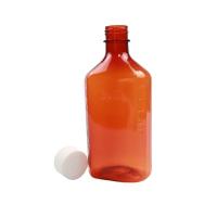 China PET Plastic Oral Liquid Bottles with Lid 1oz to 16oz for Cough Syrup Functional Medicine Packaging for sale