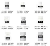 China White HDPE Screw Cap Empty Pill Bottle 30ml 500ml Child Safety Cap Medicine Packaging for sale