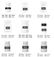 China White HDPE Screw Cap Empty Pill Bottle 30ml 500ml Child Safety Cap Medicine Packaging for sale