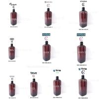 China Medical PET Bottles 100ml 200ml Screen Printing Surface Handling for Wockhardt Tris Quagen Makatussin Tuscosed for sale