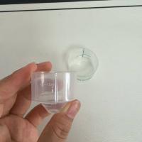 China Round PP Plastic Measuring Cup 30ml Screen Printed for Pharmaceutical Liquid Medicine for sale