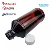 China 16oz Amber PET Medicine Bottle Bulk for Cough Syrup & Liquid Pharmaceuticals for sale
