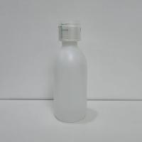 China 250ml Round Frost HDPE Plastic Bottle with Child Resistant Cap and Measure Cup for sale