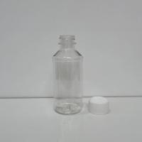 China 115ml Round PET Juice Bottle with Child Proof Cap Foil Seal and Shrink Band for sale