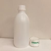 China 8oz White Frosted HDPE Plastic Bottle with CRC Tamper Proof Cap for Screen Printing for sale
