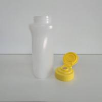 China 330ml HDPE Plastic Screw Cap Sauce Bottle Ketchup Squeeze Bottle with Silk Screen Printing for sale