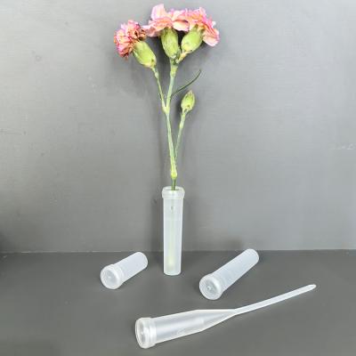 China Floral Water Tubes with Picks 11.8 Inch 50 Pcs Matt Clear Plastic Extendable Vials for Fresh Flower Stem Bouquet Florist Supplies for sale