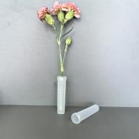 China 7cm Clear Flower Water Tubes for Bouquets Florist Vials Vase Container Nutrition for sale