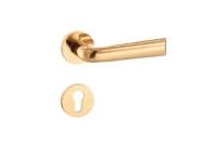 China 24K Gold Finish Love Furniture Door Handle Corrosion Resistant for sale