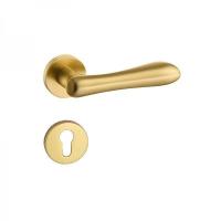 China Dolphin Design Door Handle Modern Brass Door Hardware Decorative for sale