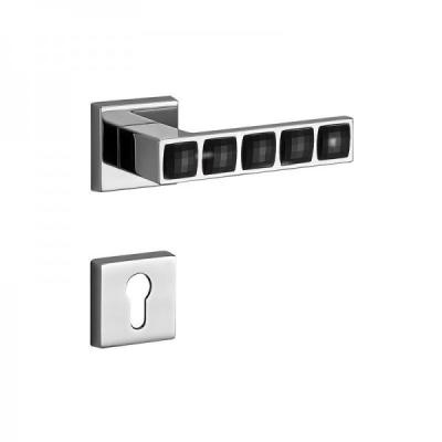 China Fashion Spar Brass Bathroom Door Locks Handle Chrome Finish OEM for sale