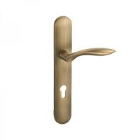 China Waves Modern Brass Door Handles / Lock And Handle Set Corrosion Resistant for sale